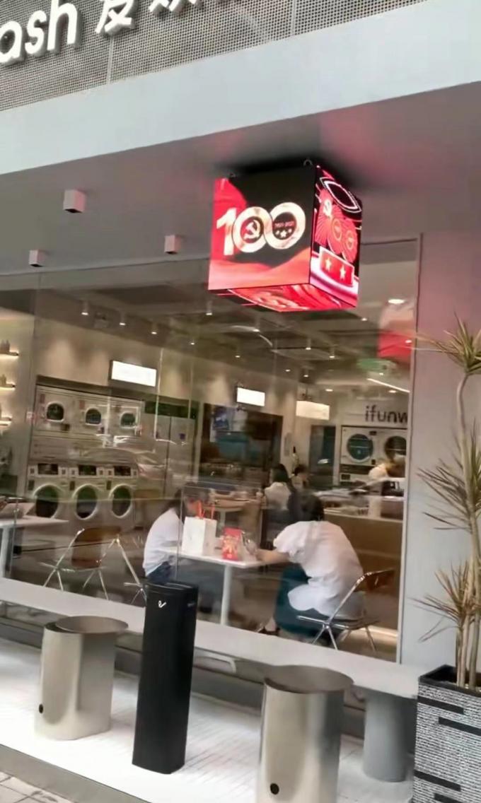 P3 RGB Cube LED Display With GOB Module Outdoor Digital LED Signs