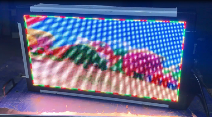 P4RGB IP65 Rear Window LED Display WIFI Programmable Outdoor LED Sign