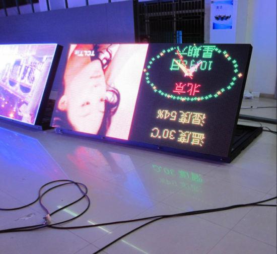Double Sided LED Monument Signs P6 RGB Outdoor Advertising Billboard Panel