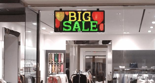 High Resolution P6 RGB Outdoor Digital LED Signs Programmable Signage