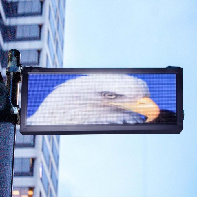WIFI Programmable LED Monument Signs P5RGB Outdoor Shop Advertising Screen