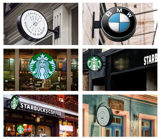 Circular P4 RGB Outdoor Digital LED Signs Advertising IP65 Waterproof