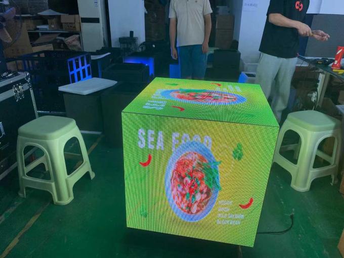 220v Led Screen Cube Synchronous / Asynchronous