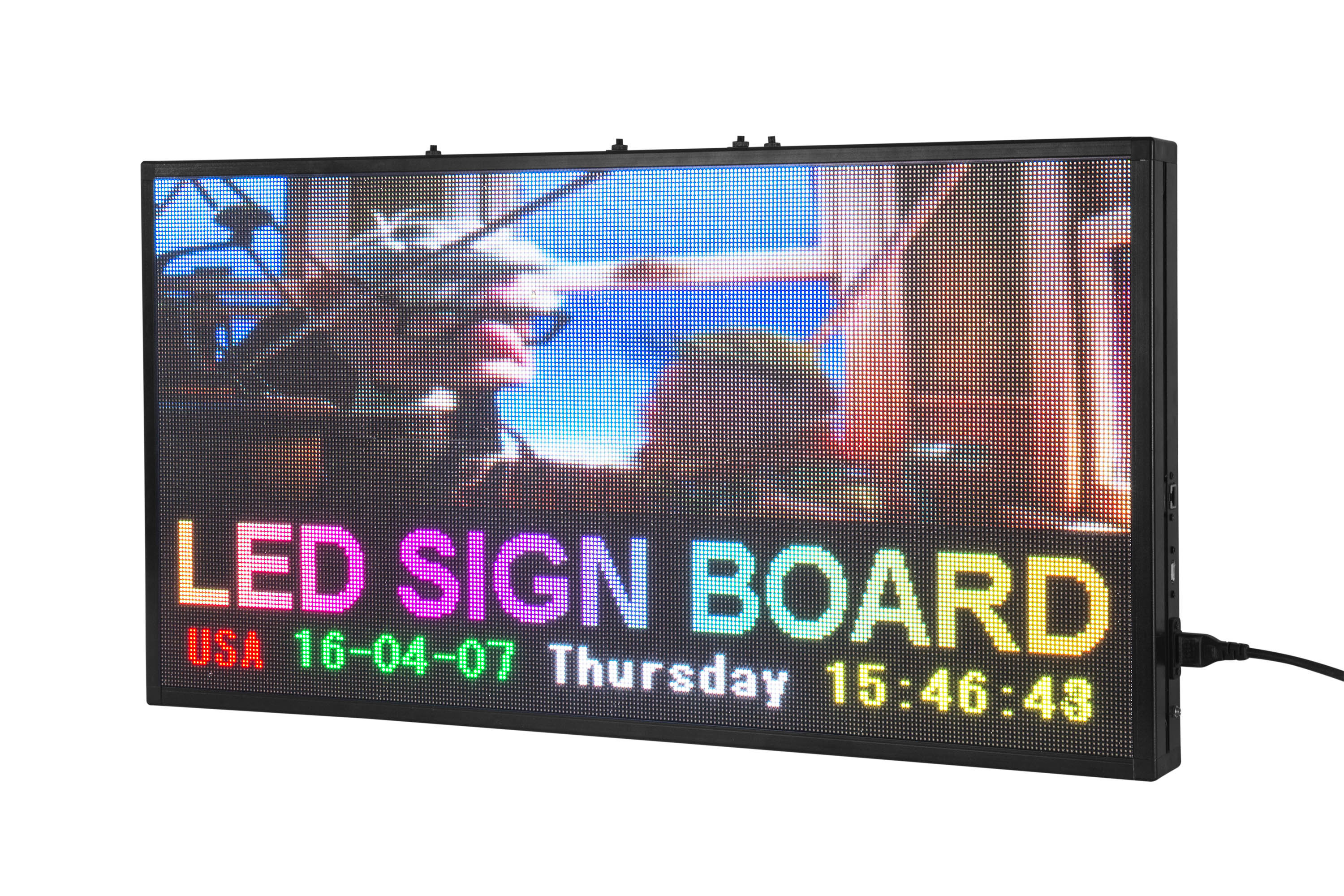 High Resolution P3mm Programmable LED Signage With 5000mcd Brightness