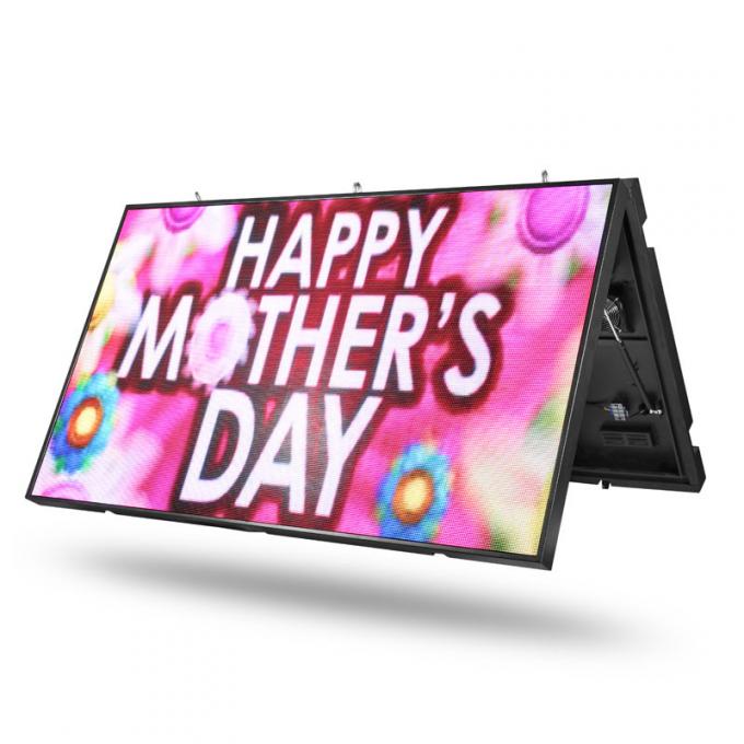 IP65 Waterproof Monument LED Signs , P8 Outdoor Advertising LED Display