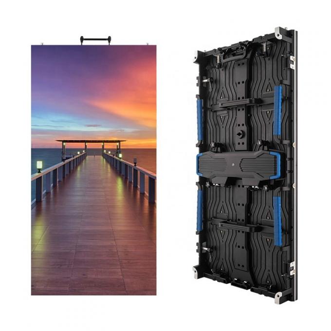 128x256dots Outdoor Rental LED Screen , P4.8 Hanging LED Display